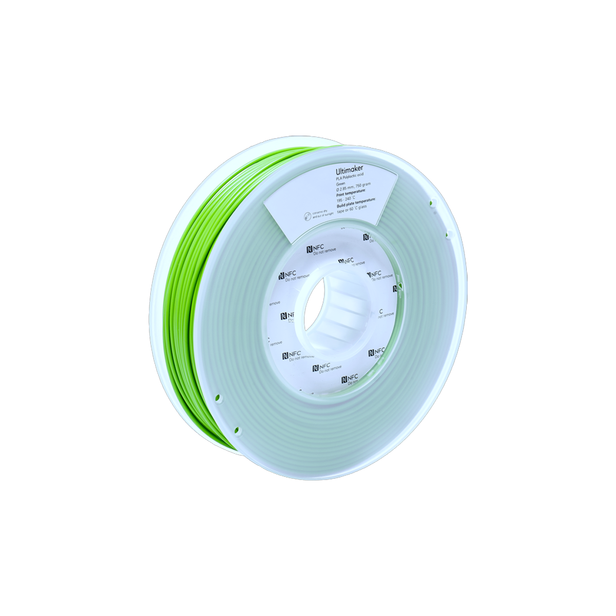 Ultimaker PLA Green Filament | 2.85mm | 750g | 3DGBIRE Ltd